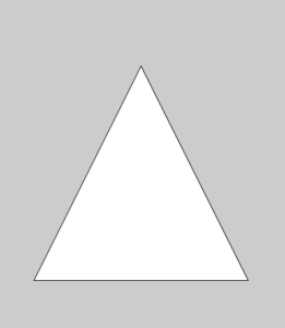 Processing triangle()で三角形を描く方法 | ふらっと考える